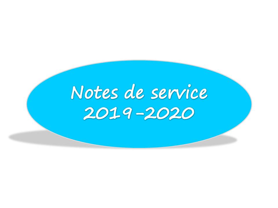 Notes de service » Circonscription Château Chinon Nivernais Morvan